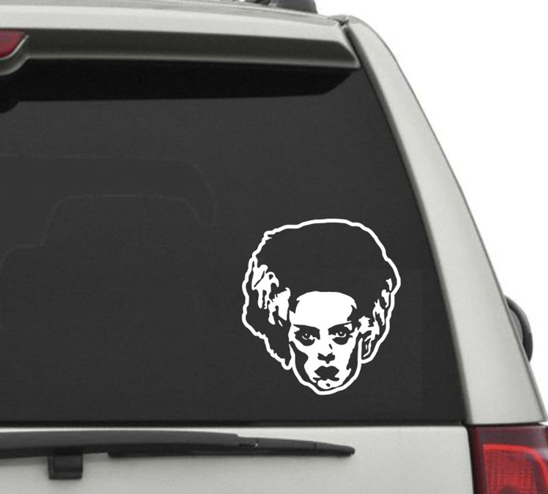 Bride of Frankenstein Vinyl Decal - Etsy