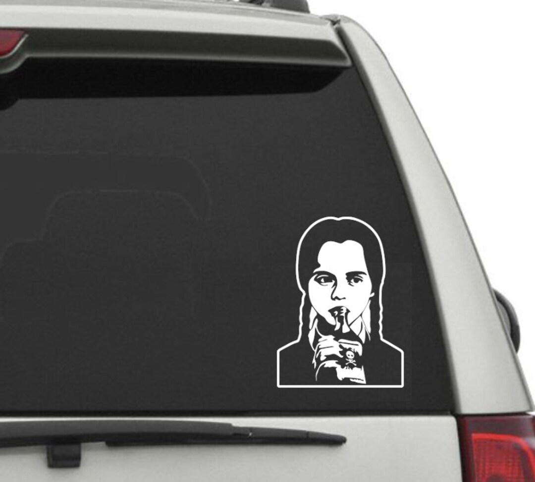 Wednesday Vinyl Decal - Etsy