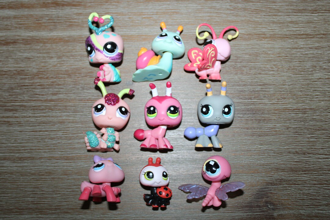 Pick-a-piece Lps Littlest Pet Shop Original and Authentic Bugs A - Etsy
