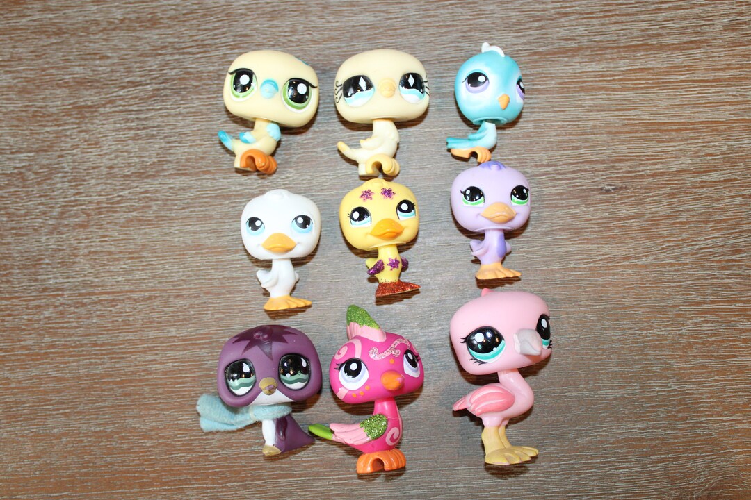 Pick-a-piece Lps Littlest Pet Shop Original and Authentic Birds Aabh-2 ...