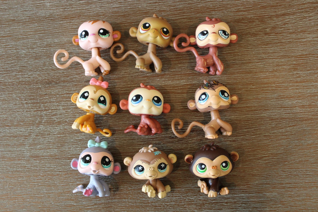 Pick-a-piece Lps Littlest Pet Shop Original and Authentic Monkey Aaac ...