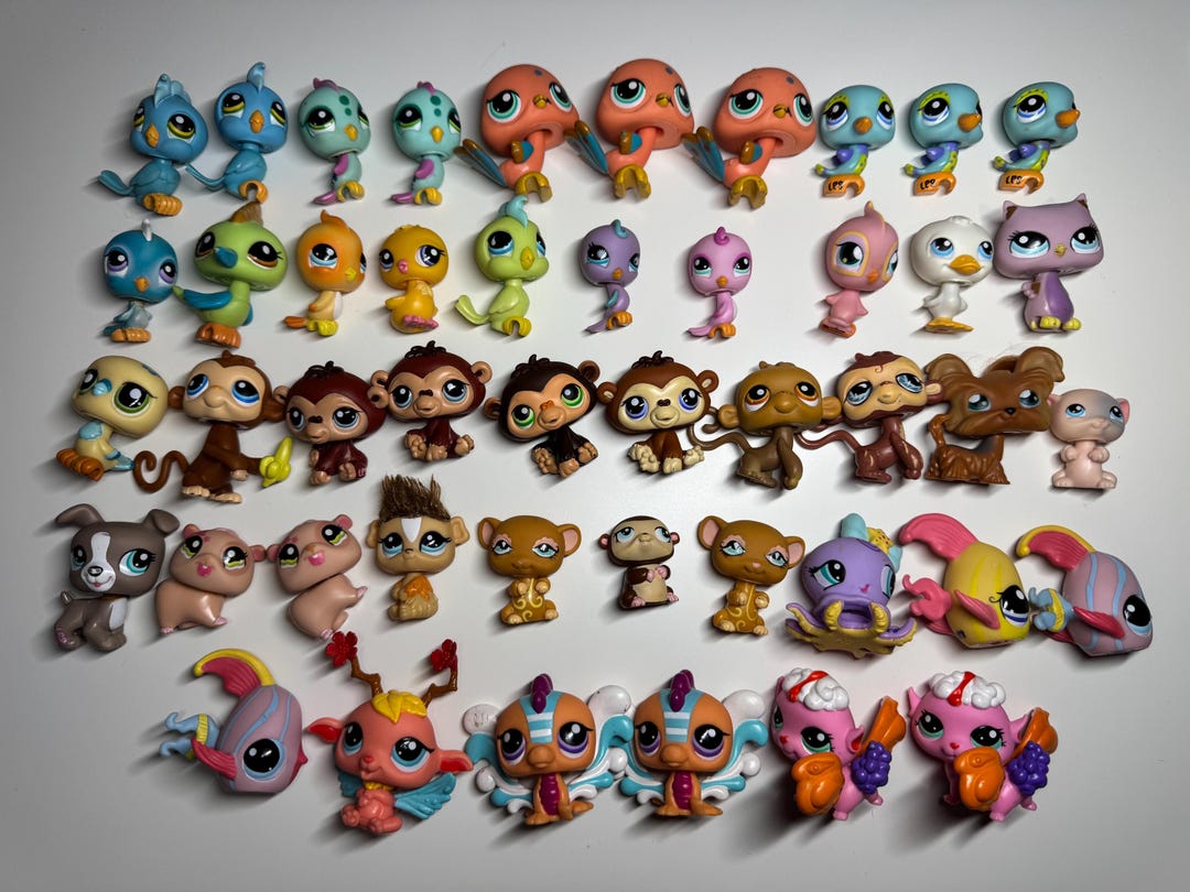 Lps Littlest Pet Shop Original and Authentic - Lot of 46 - Etsy