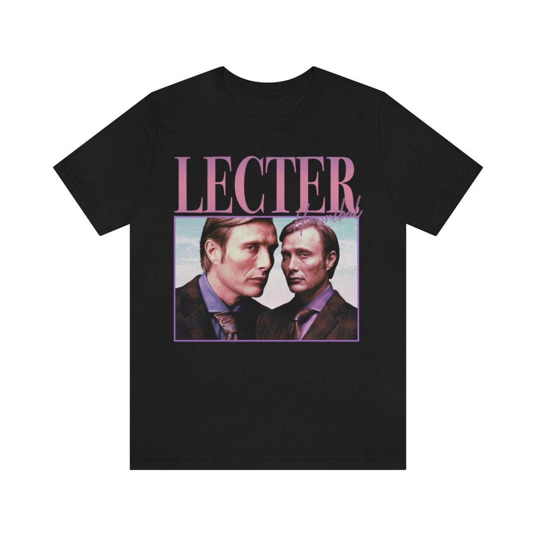 90's Retro Style T-shirt Hannibal Lecter - Etsy