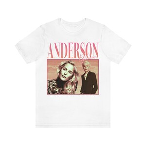 90's Retro Style T-shirt Gillian Anderson - Etsy
