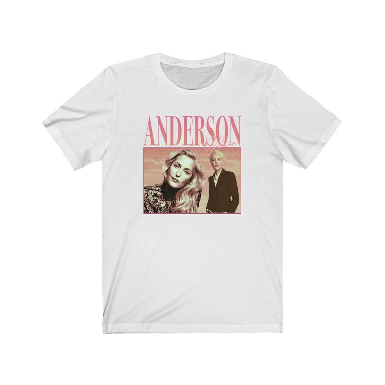 90's Retro Style T-shirt Gillian Anderson | Etsy