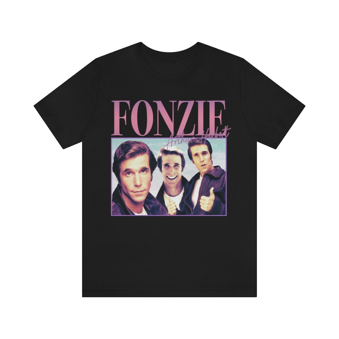 90's Retro Style T-shirt Fonzie Happy Days - Etsy