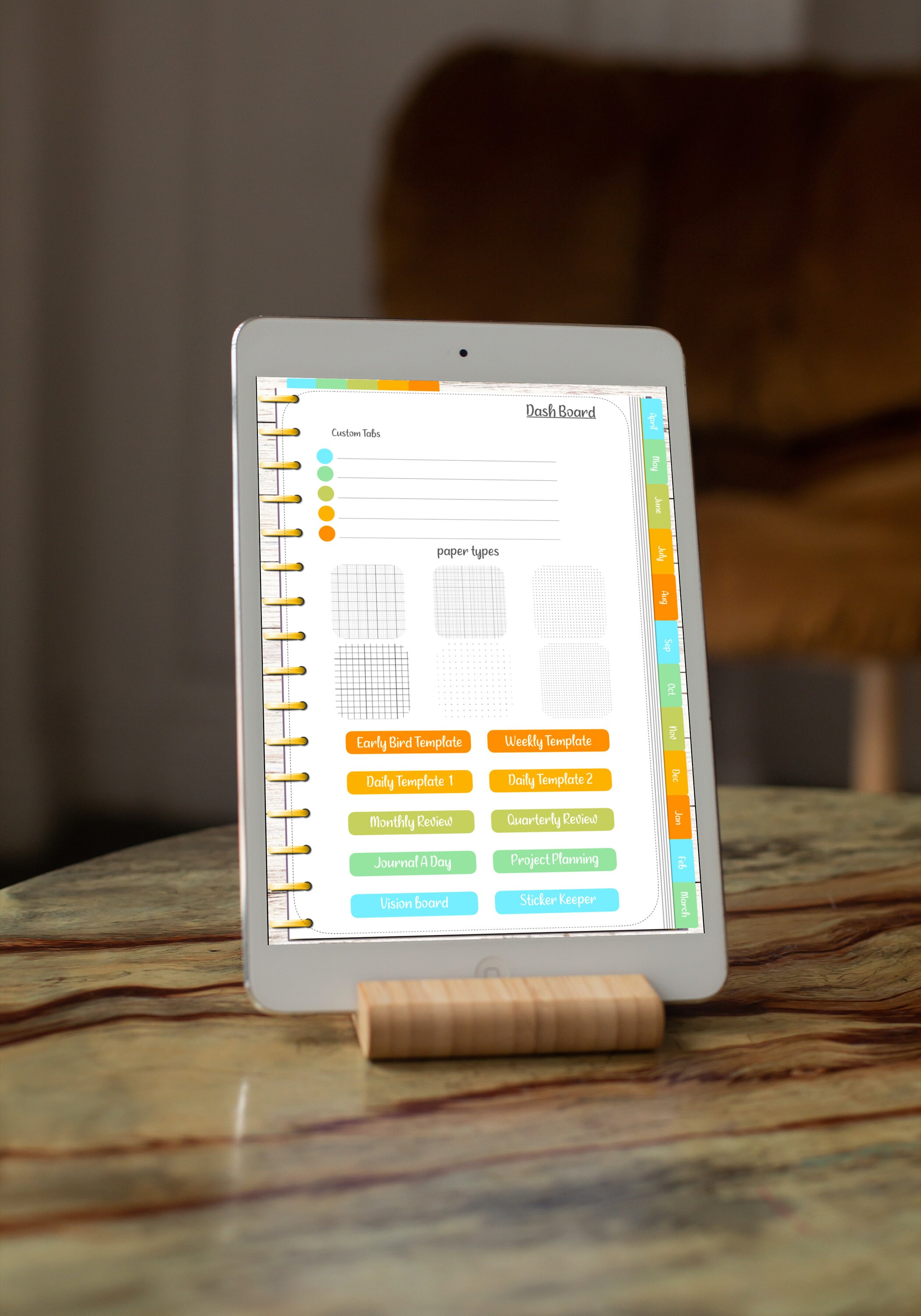 Daily Weekly Monthly 3 in 1 Digital Planner | Digital Journaling ...