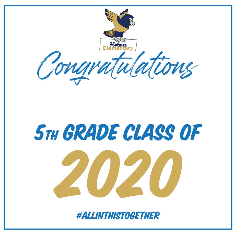 Congratulations Sign 5th Grade 2020 - Etsy