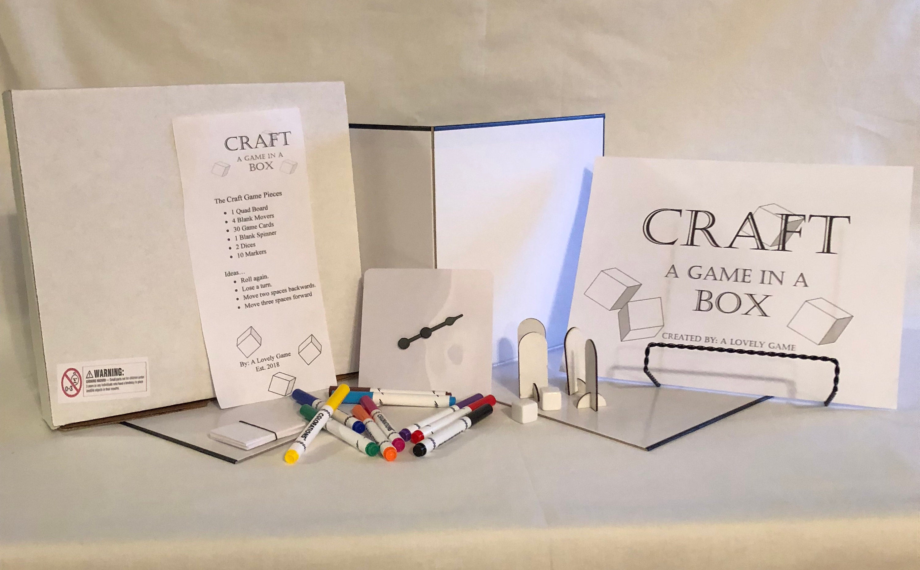 Craft A Game in A Box - Etsy