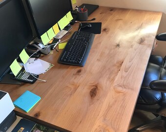Knotty Alder Desk - Etsy