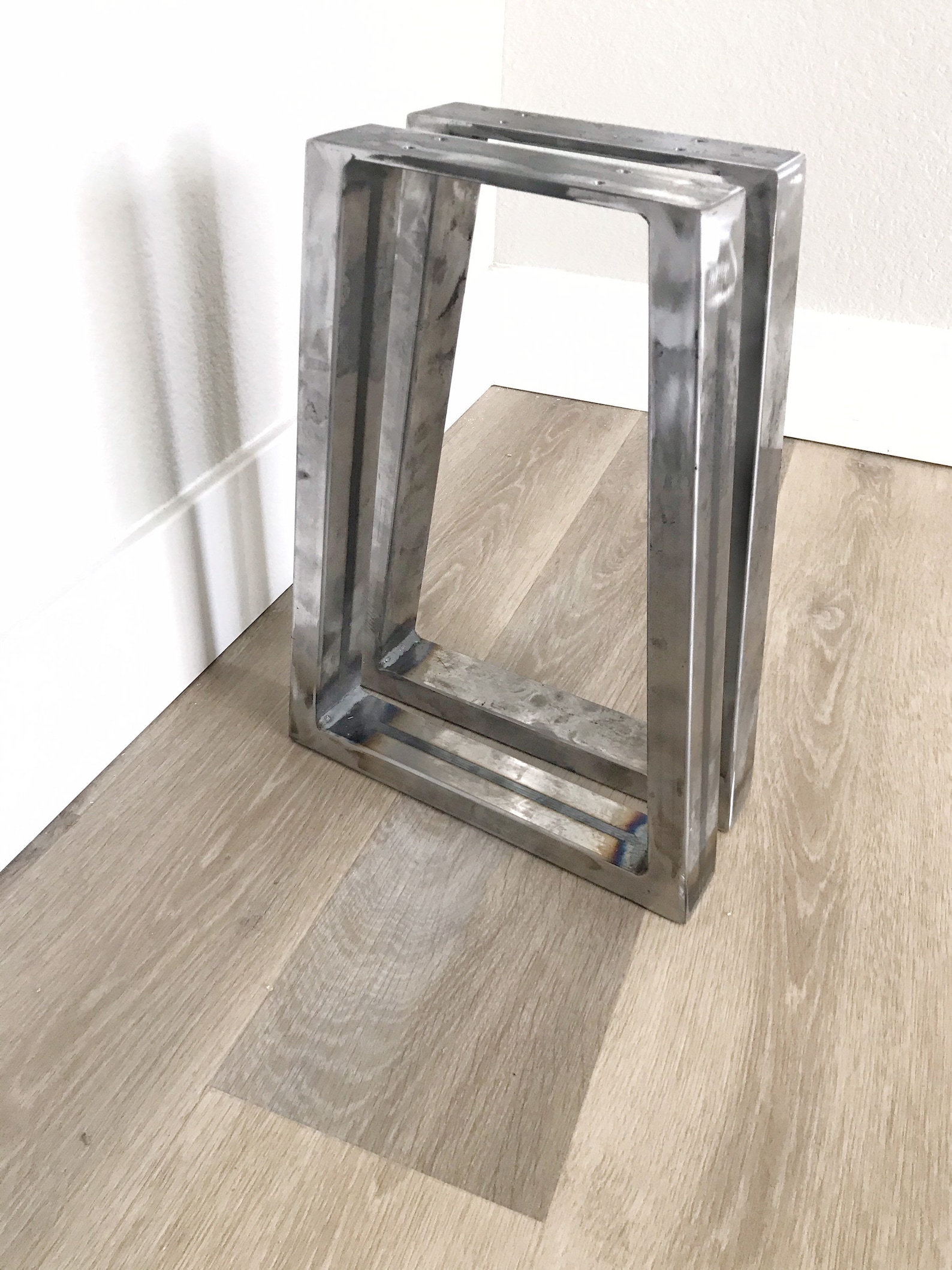 Trapezoid Metal Legs 1X2 powder Coated - Etsy
