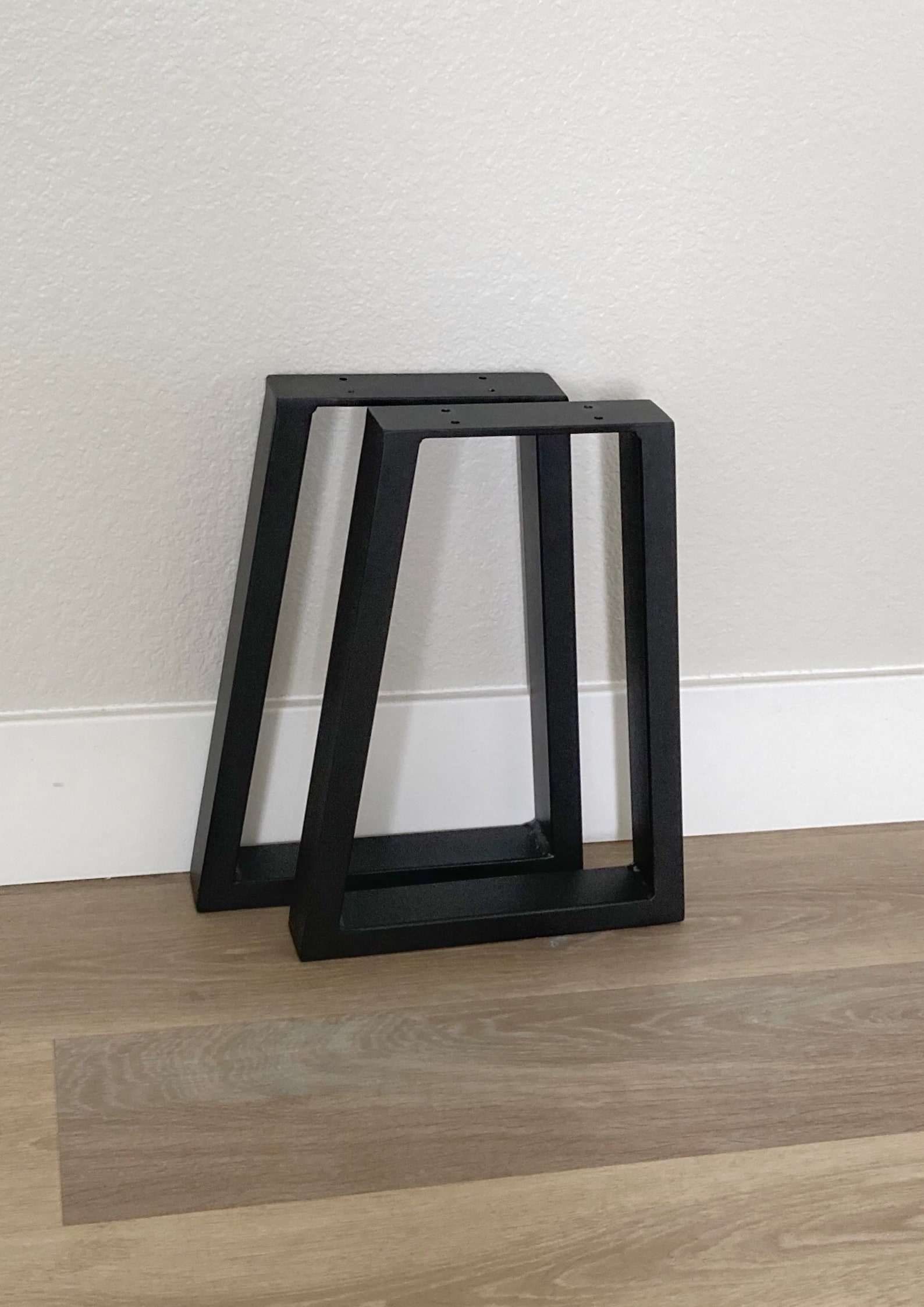 Trapezoid Metal Legs 1X2 powder Coated - Etsy