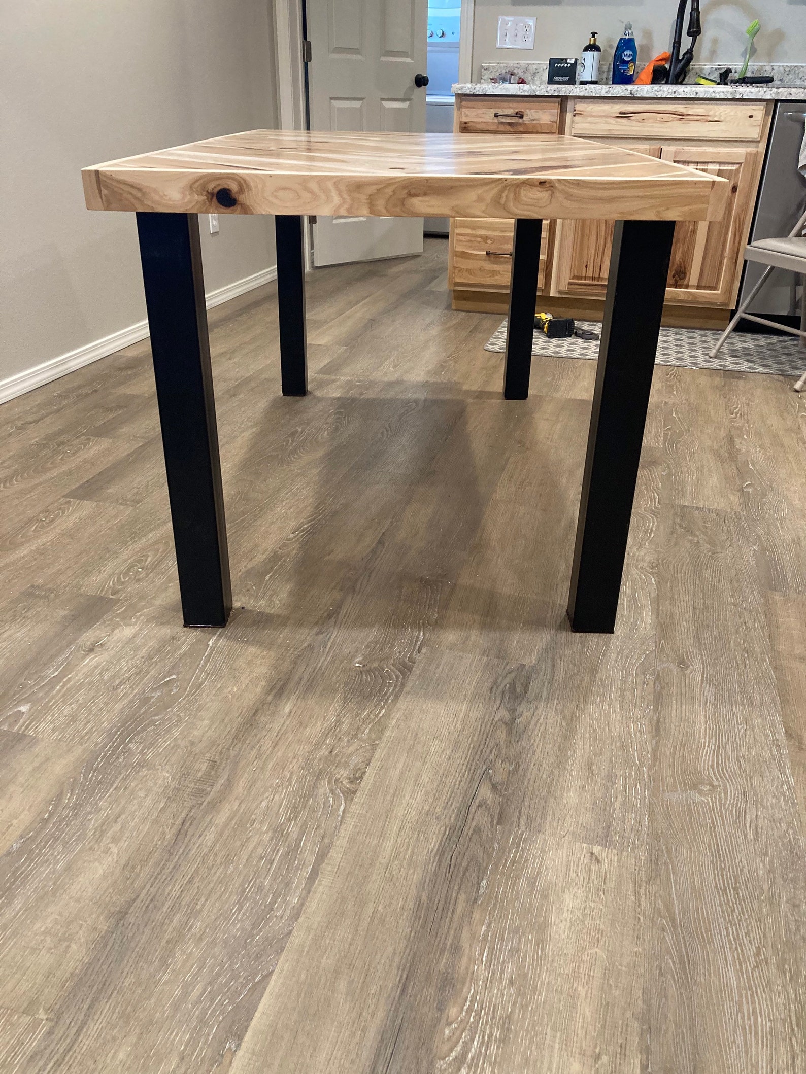 Herringbone Rustic Hickory Table - Etsy