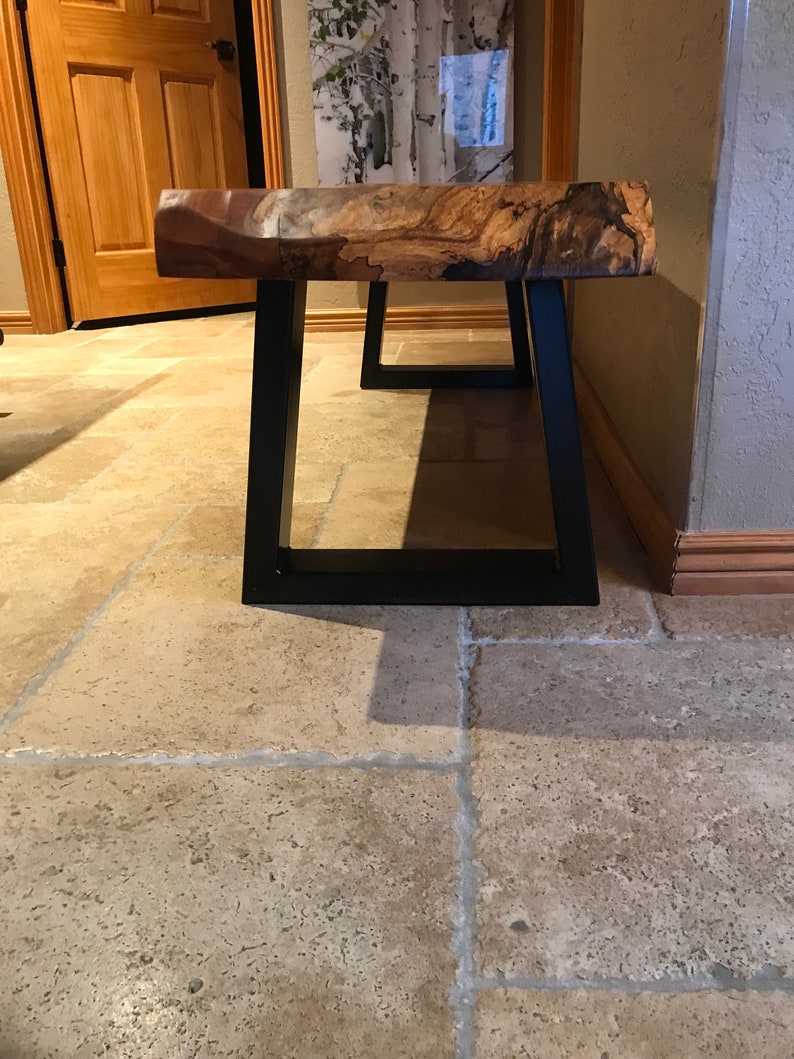 Live Edge Maple Bench | Etsy