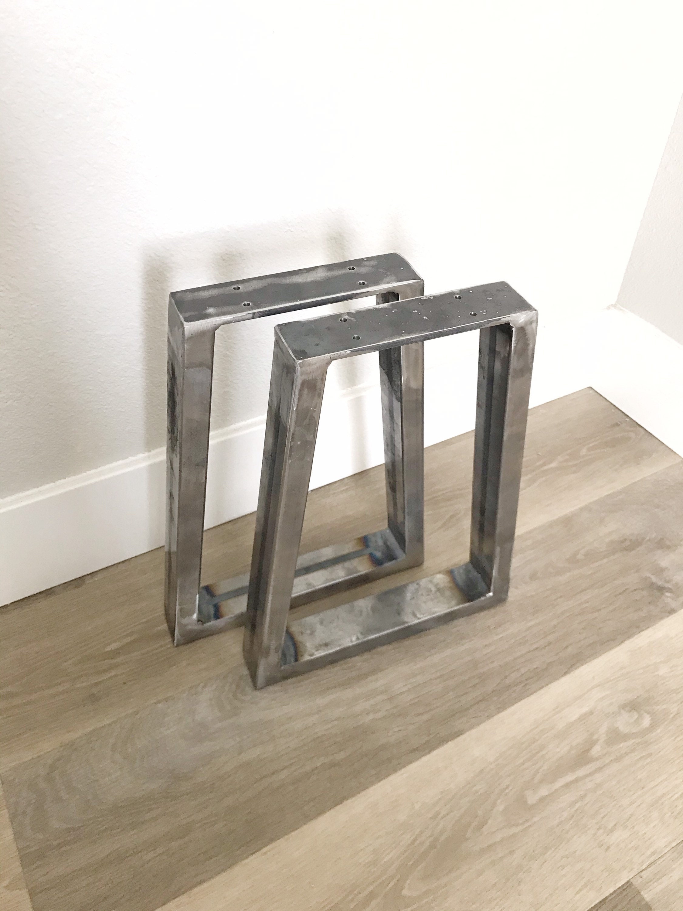 Trapezoid Metal Legs 1X2 powder Coated - Etsy