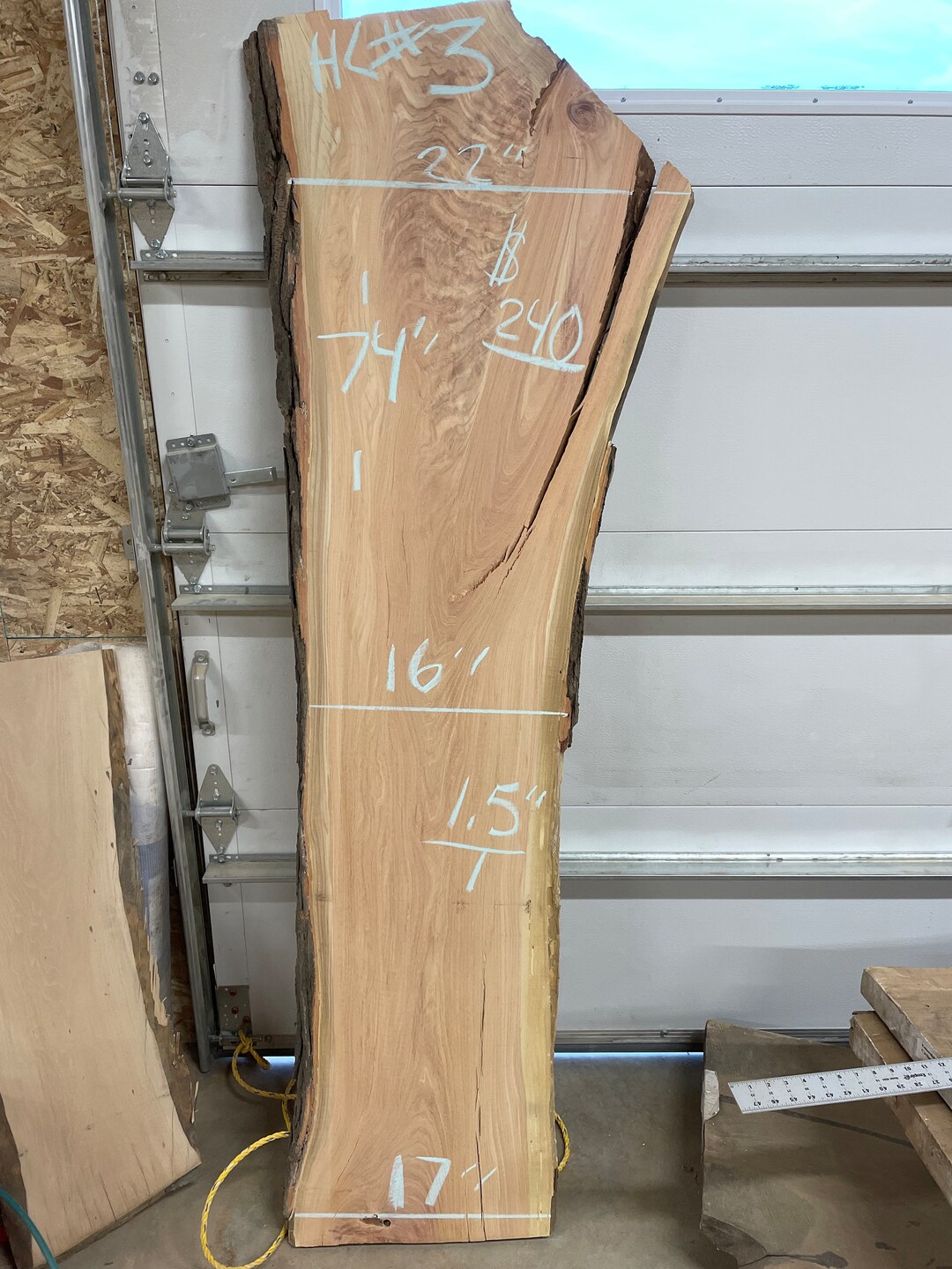 Honey Locust Live Edge Slab 3 - Etsy