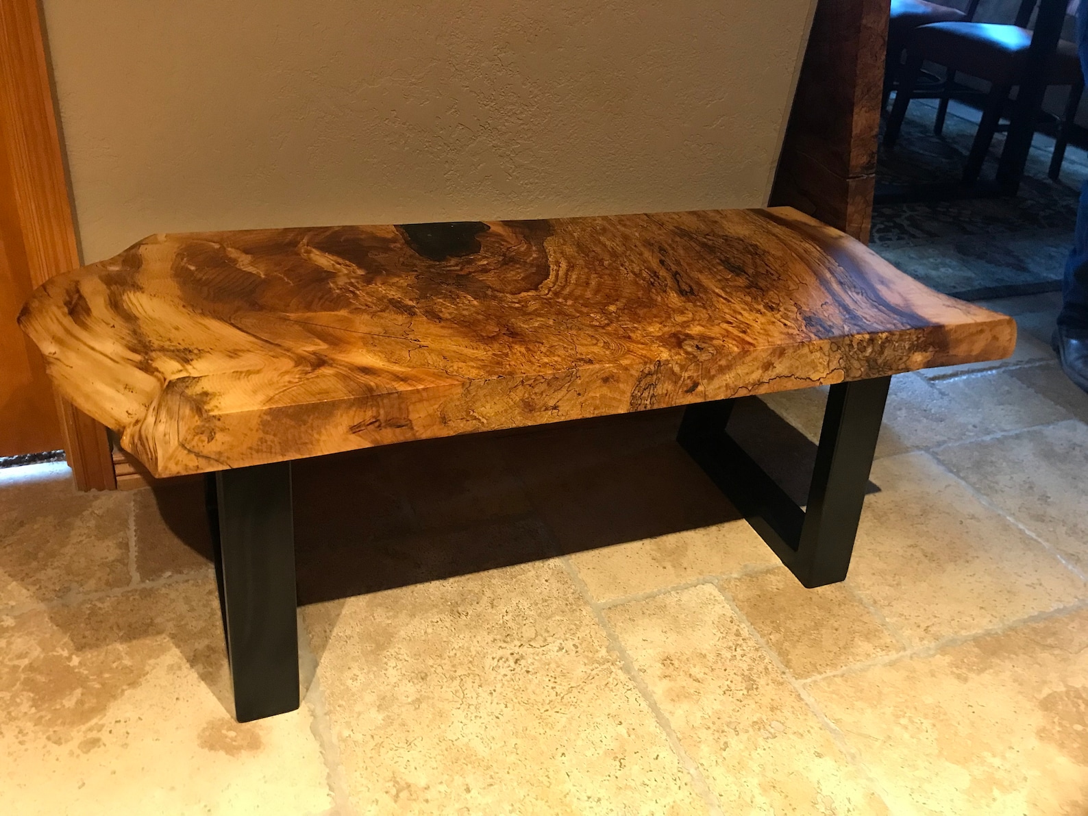 Live Edge Maple Bench - Etsy
