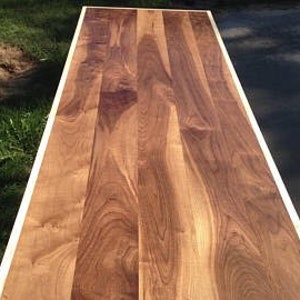 Modern Walnut/maple Desk - Etsy