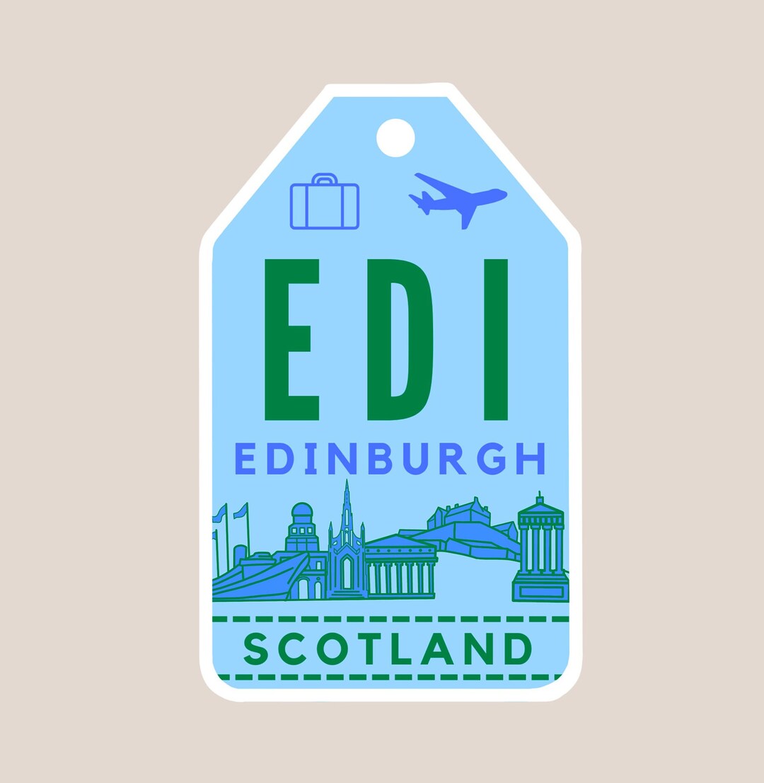 Edinburgh, Scotland Sticker or Magnet / Travel Sticker / Waterproof ...