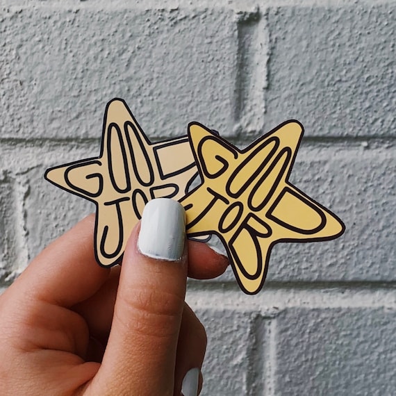 Gold Star Sticker Great Job