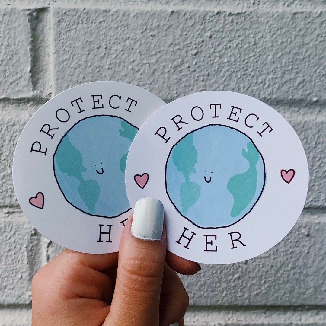 Earth Conservation Sticker or Magnet / Laptop Sticker / Water Bottle ...