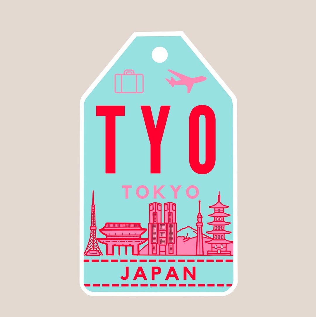 Tokyo, Japan Sticker or Magnet / Travel Sticker / Waterproof Vinyl ...