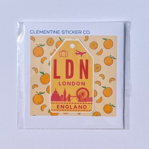 London, England Sticker or Magnet / Travel Sticker / Matte Waterproof ...