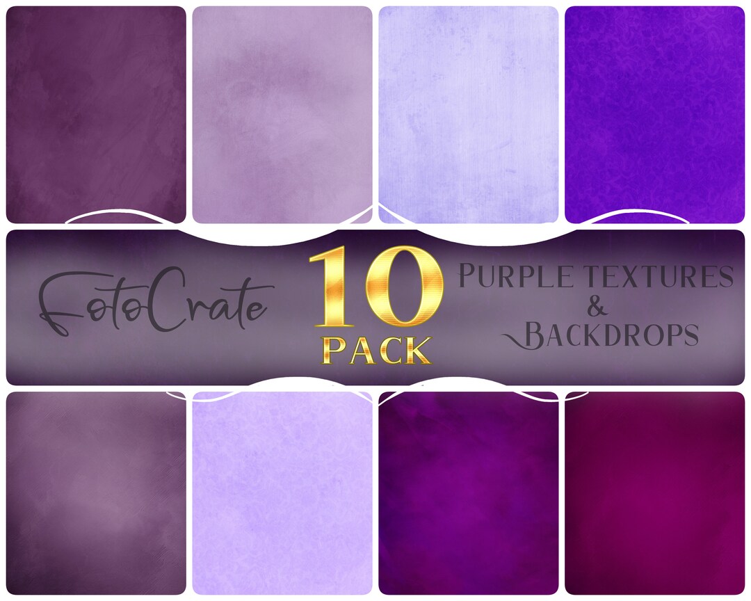 10 Purple Digital Backgrounds, Newborn Digital Backdrop, Digital ...