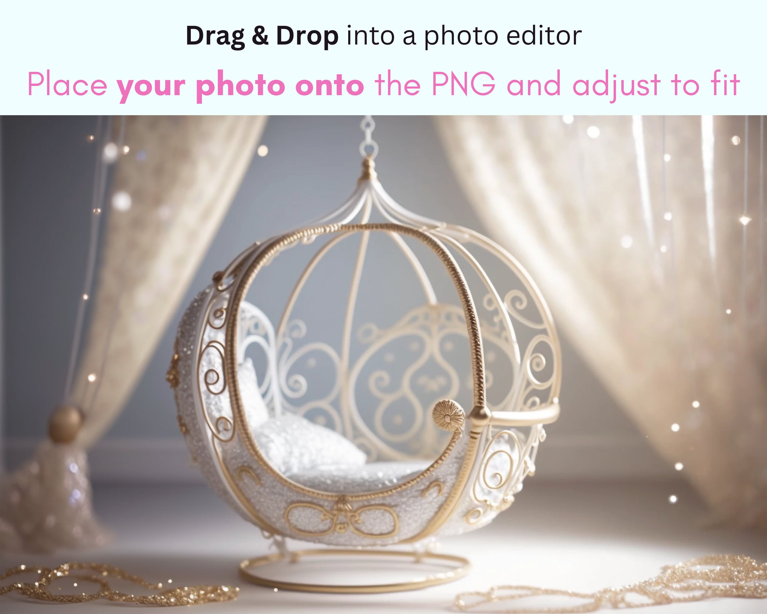 8 Princess Swing Natural Light DIGITAL Backgroundnewborn - Etsy