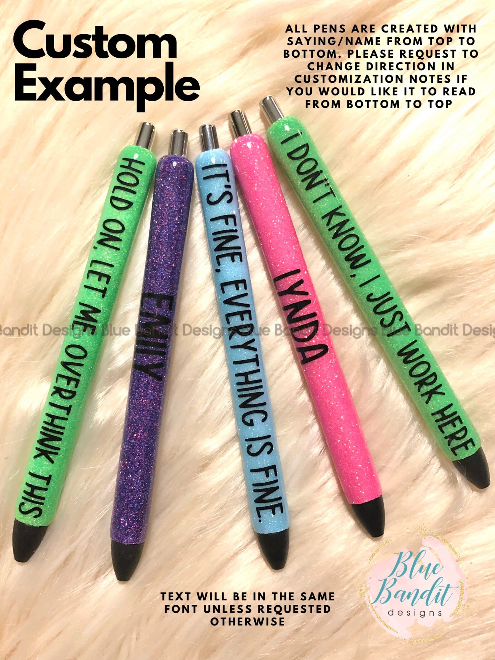 Glitter Pen Work Pen Snarky Pen Funny Pen Papermate Inkjoy - Etsy