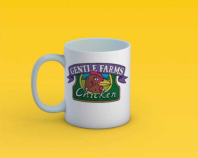 Bojack Horseman Mug Gentle Farms Mug Chicken Episode - Etsy