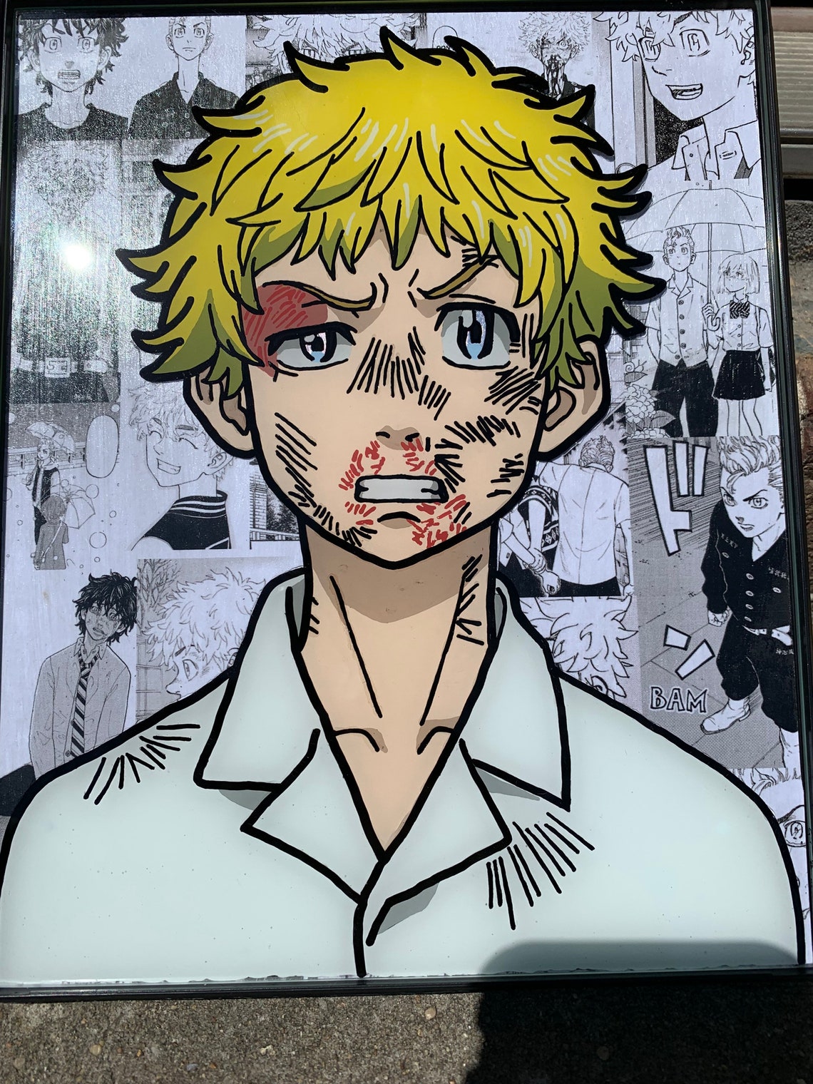 Custom Anime Glass Painting - Etsy