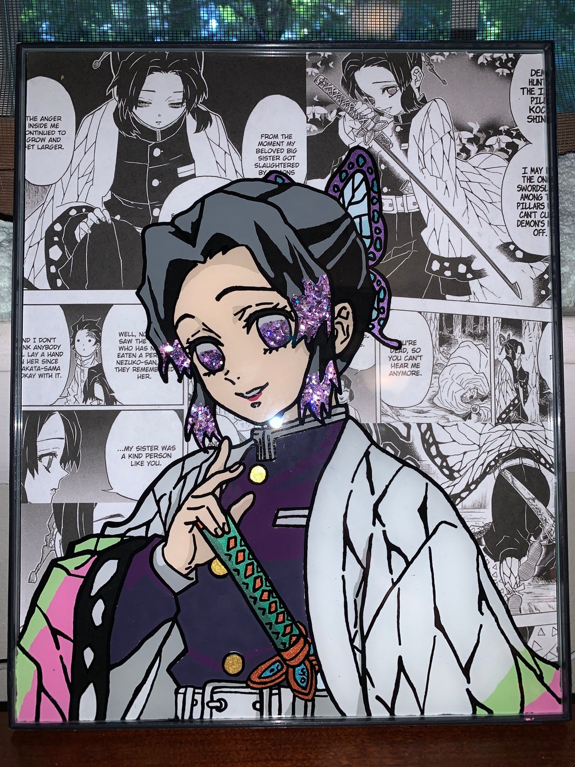 Custom Anime Glass Painting - Etsy