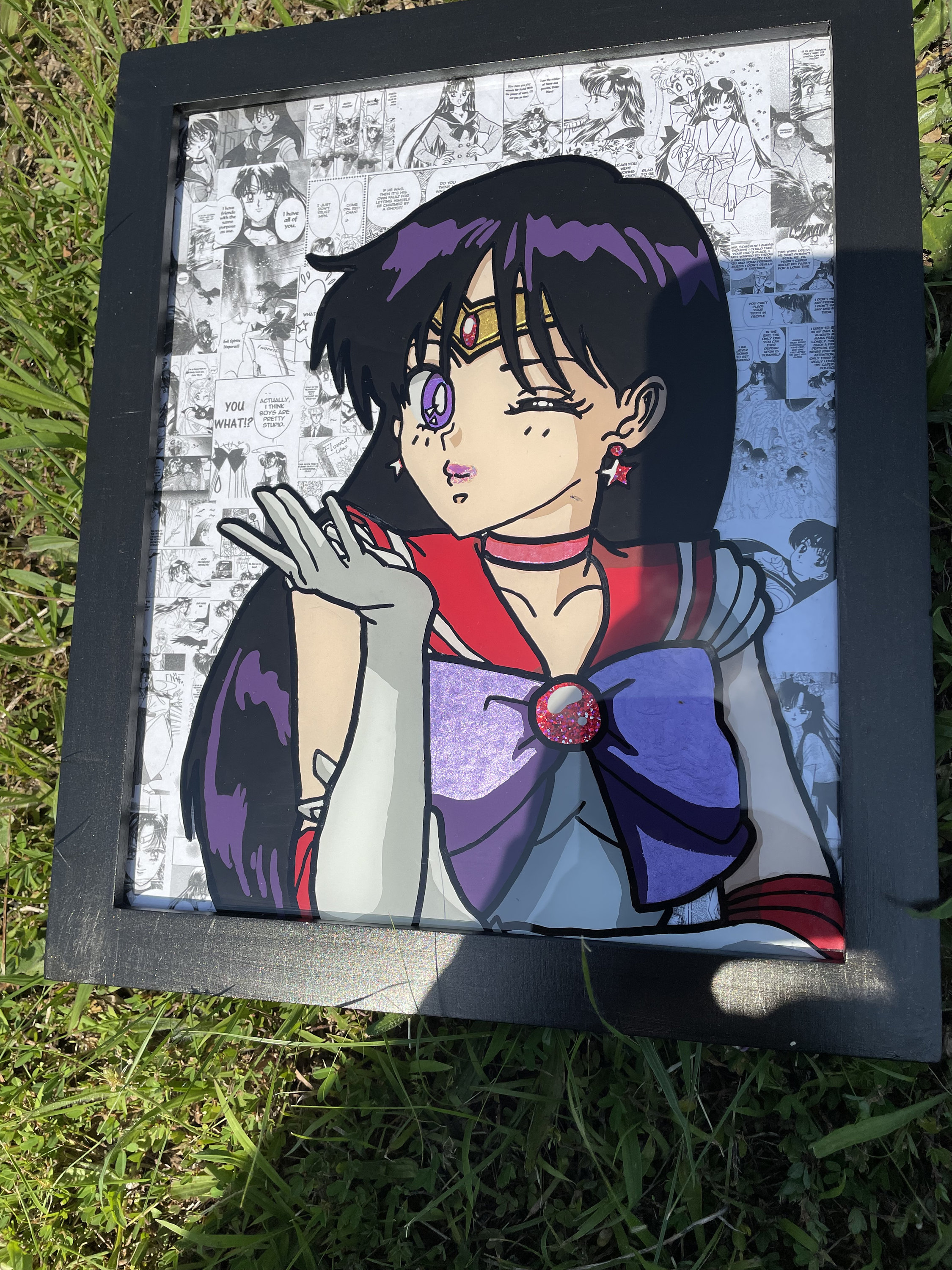 Custom Anime Glass Painting - Etsy