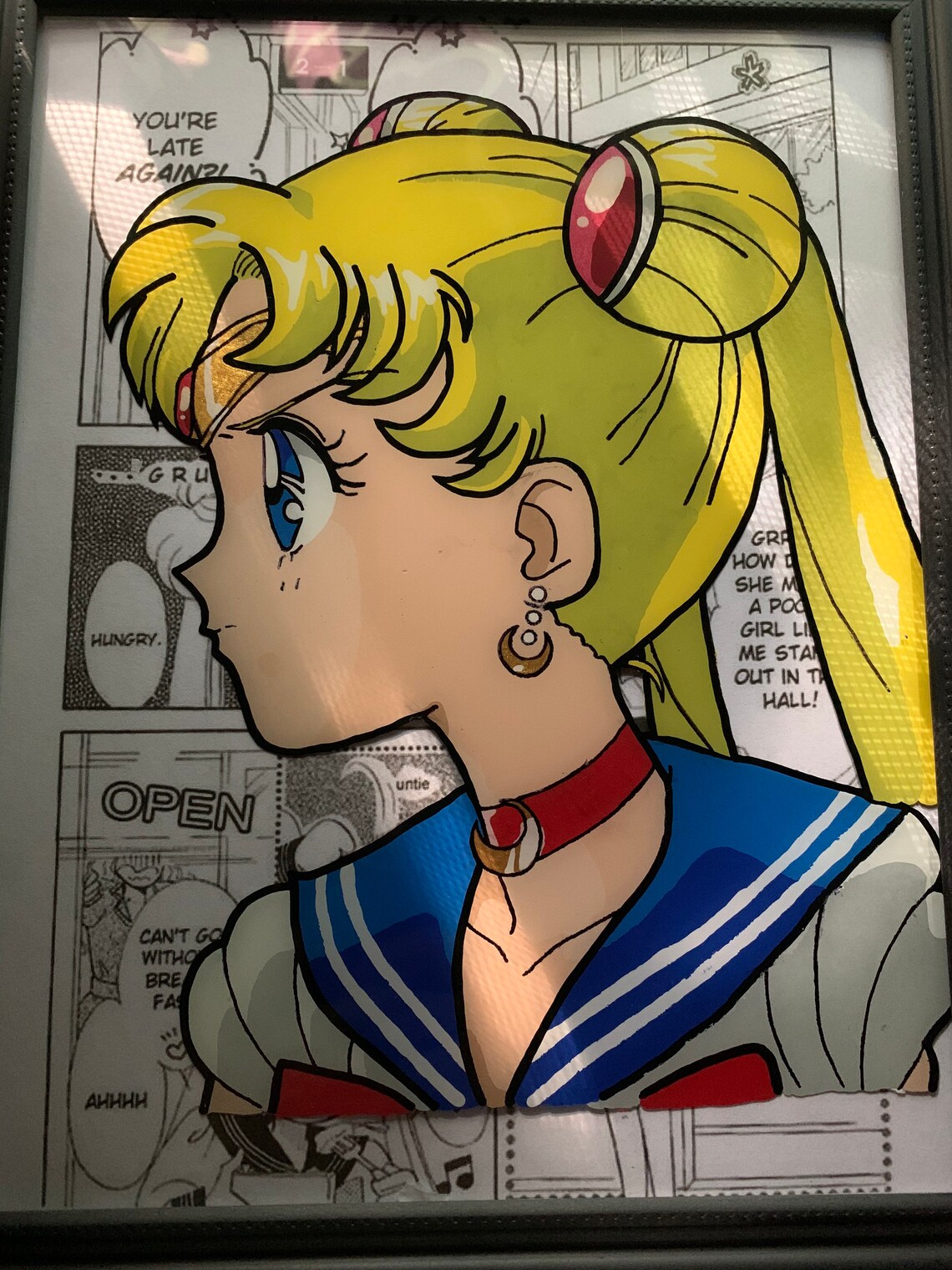 Custom Anime Glass Painting - Etsy