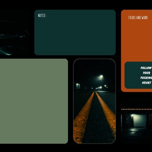Night Vibes Desktop Organizer: Dark Mode Wallpaper & Folder Icons ...