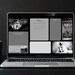 MINDFUL Dark Mode Editable Desktop Wallpaper Organizer With Folder/file ...