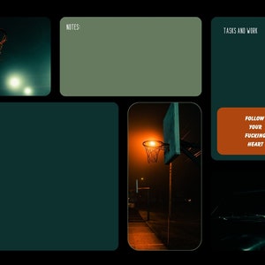 Night Vibes Desktop Organizer: Dark Mode Wallpaper & Folder Icons ...