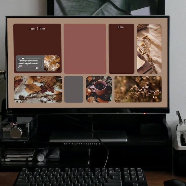 Desktop Organizer Wallpaper for Adhd - Etsy