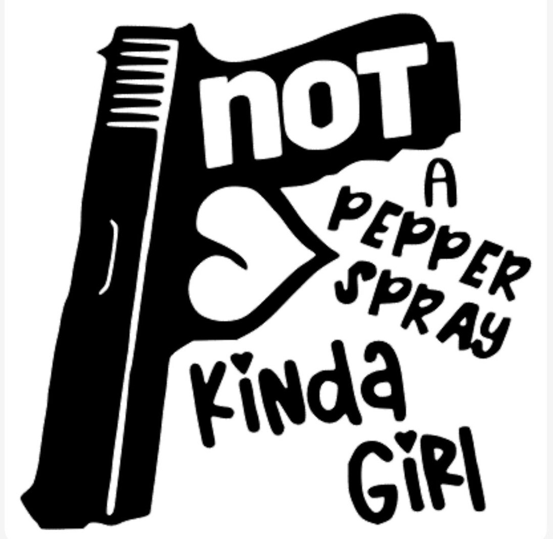 Gun-toting Lady Sticker - Etsy