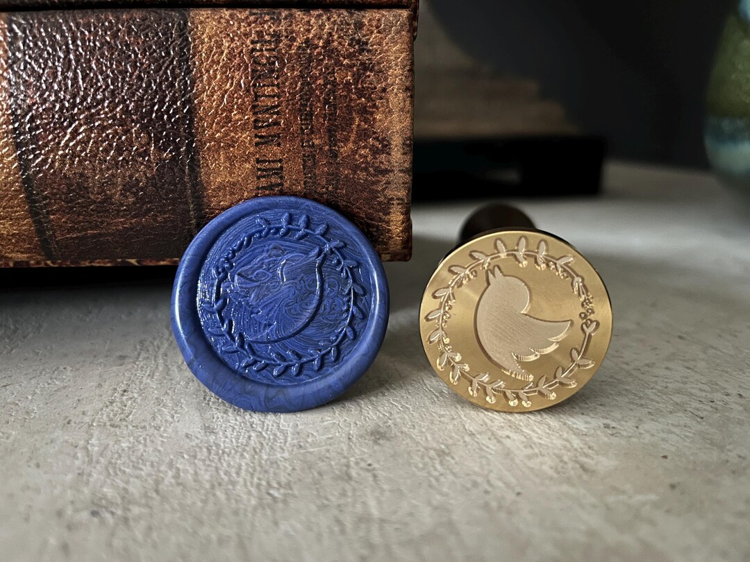 Large Wax Seal Stamp, Metal Stamp Head 3cm Diameter - Etsy