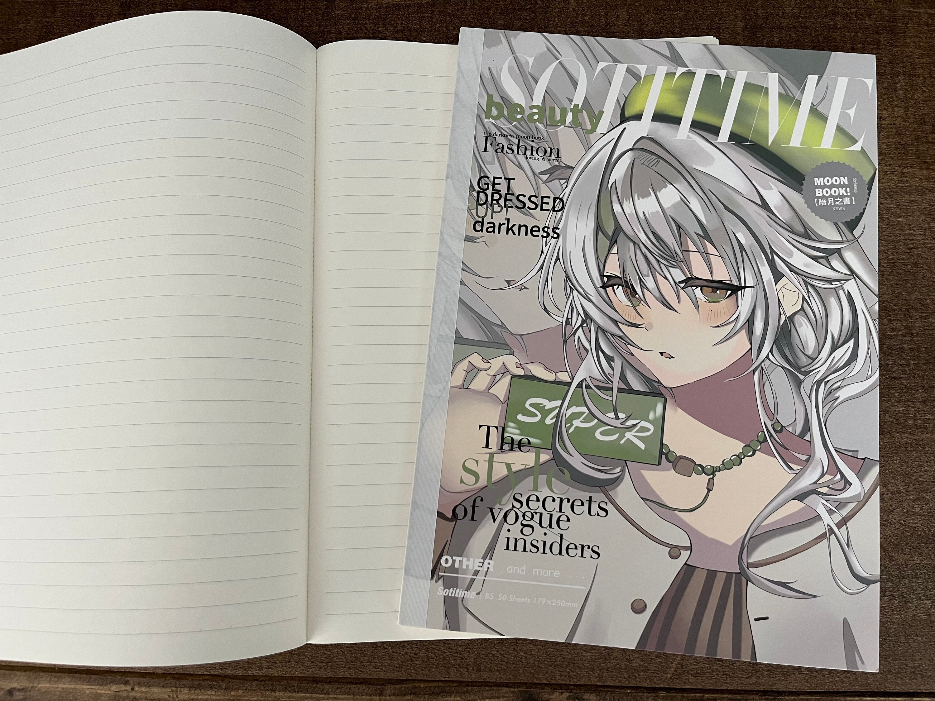 Japanese Comic Anime Style Notebook Notes Book - Etsy