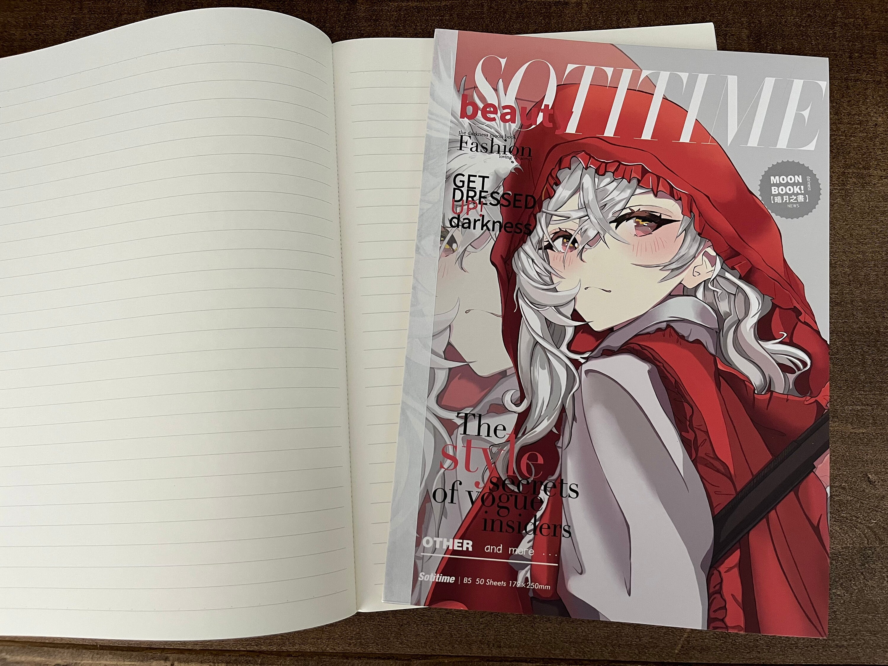 Japanese Comic Anime Style Notebook Notes Book - Etsy