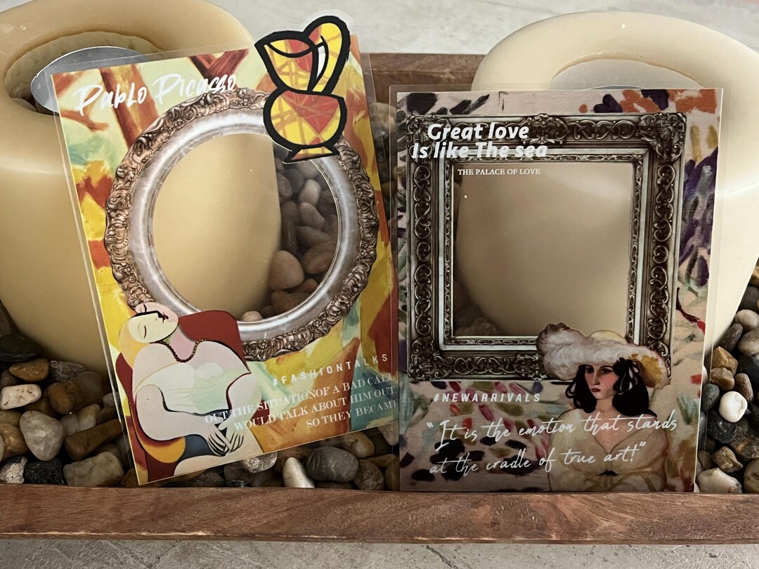 10pc Large Art Frame Stickers Vibrant Photo Frame Embellishments for ...