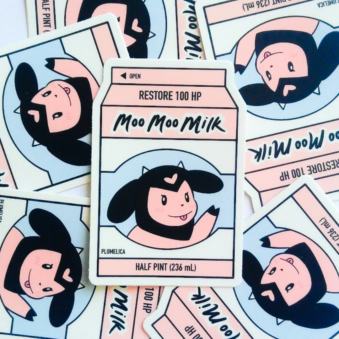 Moo Moo Milk Pokemon| Vinyl Sticker - Etsy