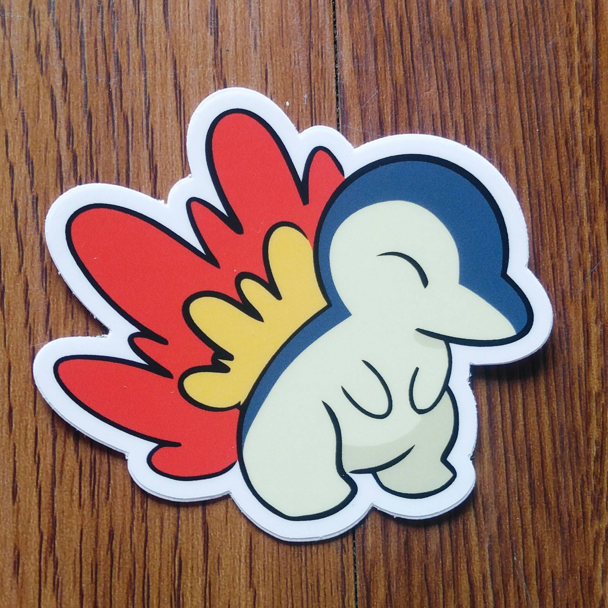 Cyndaquil Pokemon Vinyl Sticker - Etsy