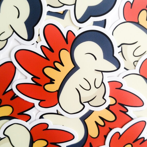 Cyndaquil Pokemon Vinyl Sticker | Etsy