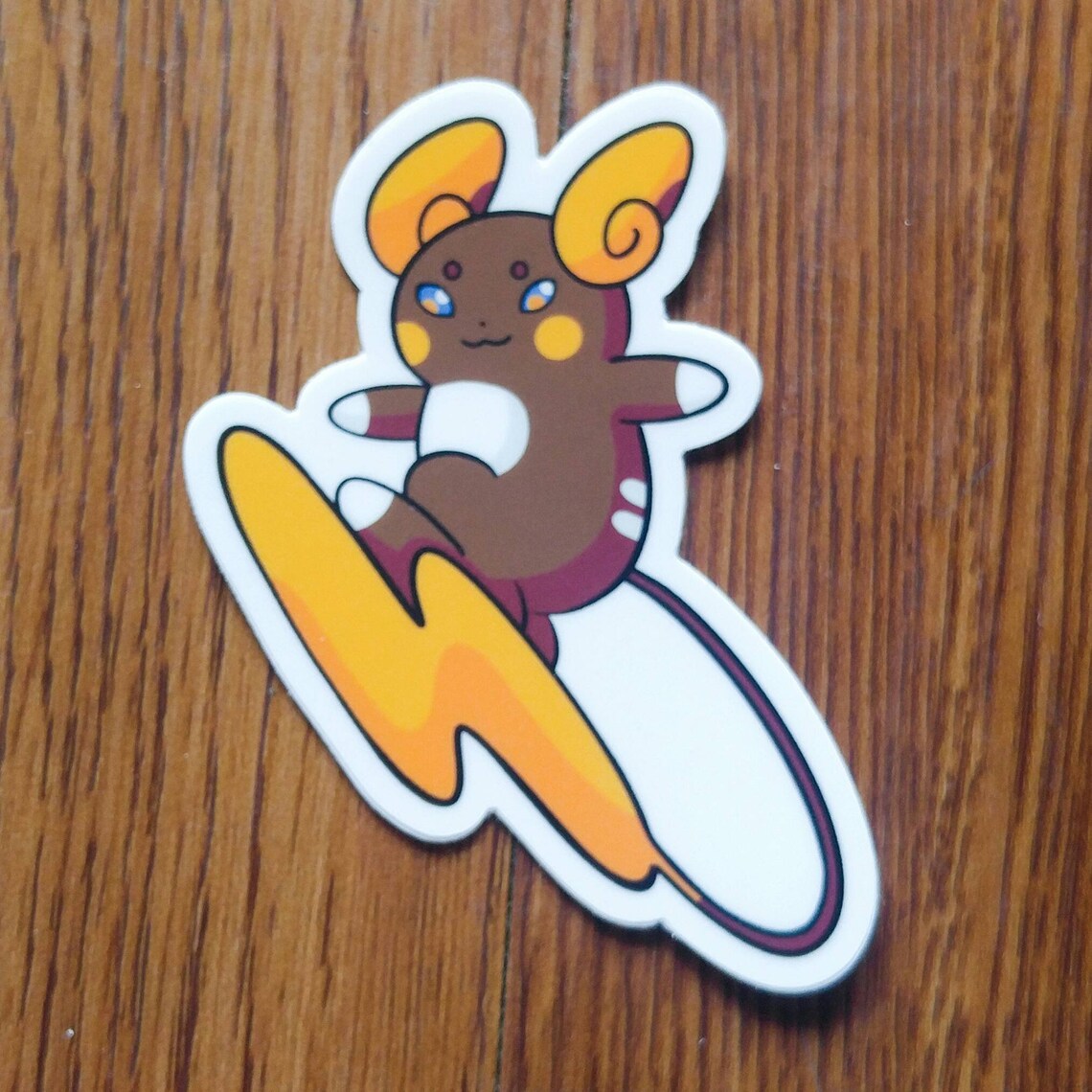 Alolan Raichu Pokemon Vinyl Sticker Free Shipping | Etsy New Zealand