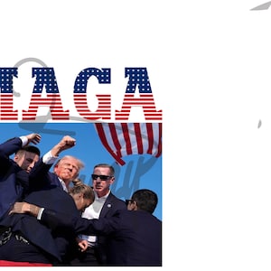 TRUMP MAGA PNG- 2 Fonts - Etsy