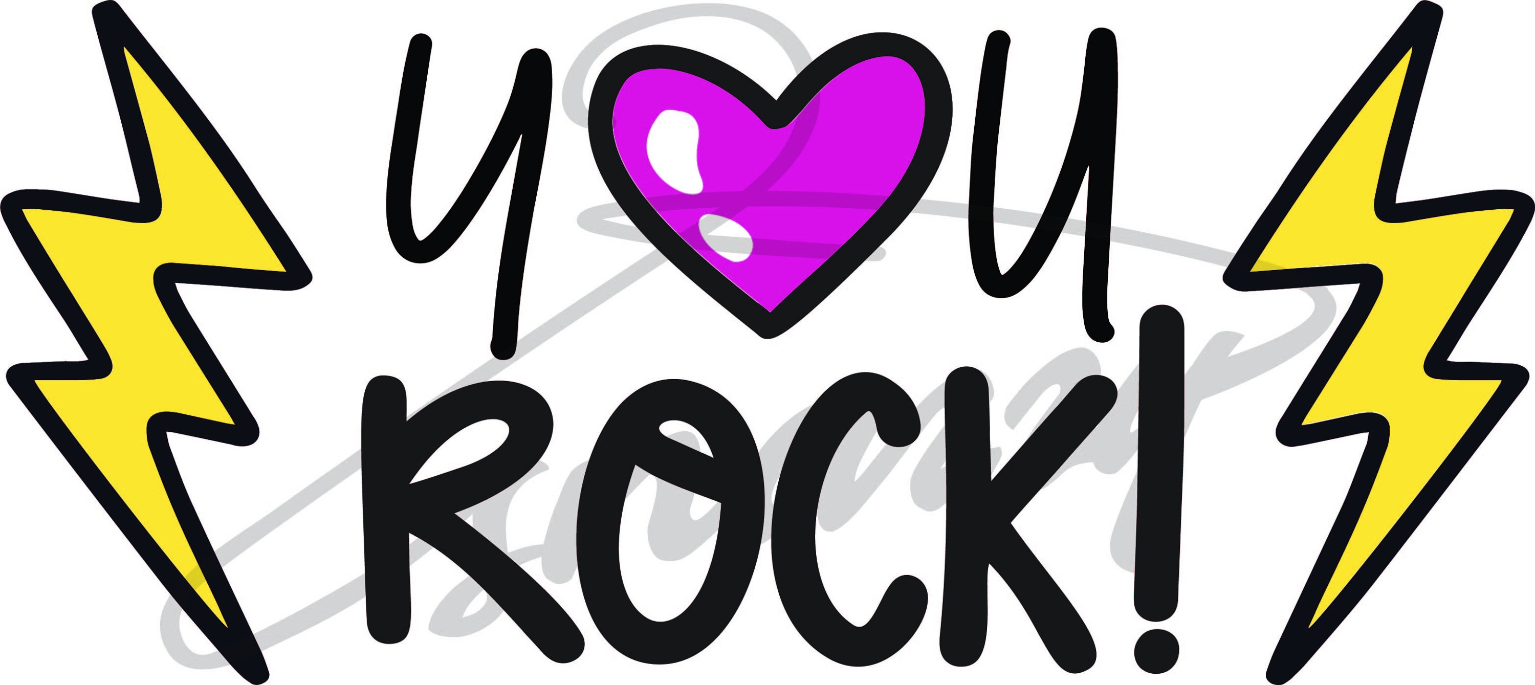 You Rock Cut File - Etsy